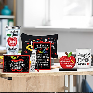 Funnymoom 13 Pcs Teacher Appreciation Gifts Bulk, Teacher Gifts for Women Box Thank You Gift for Teachers Birthday Graduation Valentines Day Christmas Back to School(Bright)