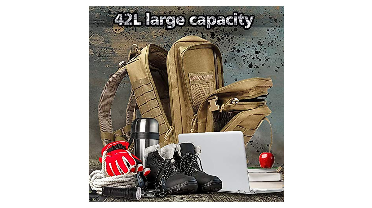 EMDMAK 42L Military Tactical Backpack for Outdoor & Camping