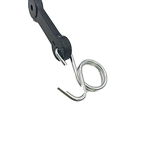 shiosheng 2pcs 532160793 160793 Bagger Latch Grass Chute with Hook Bagger Latch Straps for Oregon 42-555 Husqvarna/Poulan/Roper/Sears/Craftsman/Weed Eater