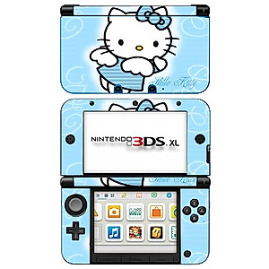 Kitty Blue Fairy Game Skin for Nintendo 3DS XL Console