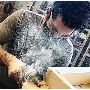 RZ Mask M2 Economy Pack, Extra Large, Black for Woodworking, Home Improvement, and DIY…