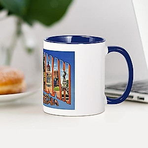 CafePress Savannah Georgia Greetings Mug Ceramic Coffee Mug, Tea Cup 11 oz