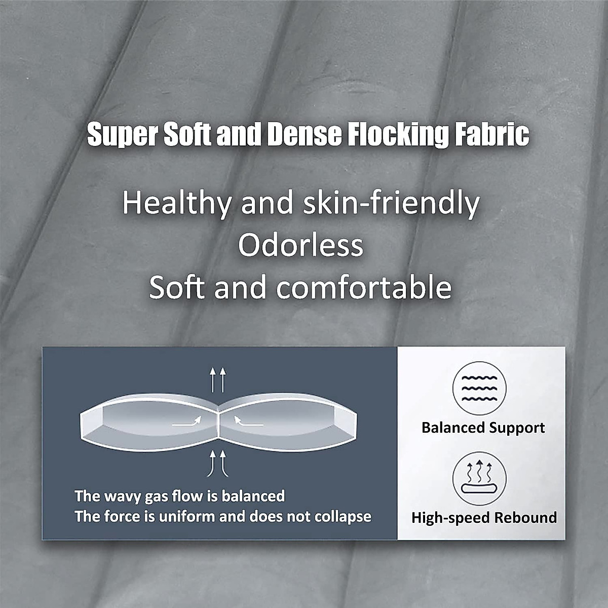 GJXJY Car Air Mattress Back Seat Truck, Inflatable Blow Up Bed with 2 Pillows and Electric Car Air Pump Portable Sleeping Pad for Travel Camping (Black)