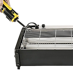 Generic 2 Pack 10W UV Bulbs Mosquito-lured Tubes Standard T8 Light Tube 10 Watts UV Light Bulb Replacement Compatible with 20W Electric Bug Zappers Mosquito Killers 13 Inches, White