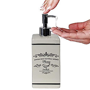 Blue Donuts 4 Piece Paris White Bath Accessory Set