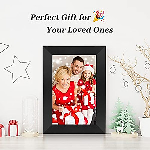 Digital Picture Frame 8 Inch WiFi Digital Photo Frame IPS HD Touch Screen Smart Cloud Photo Frame with 8GB Storage, Auto-Rotate, Easy Setup to Share Photos or Videos Remotely via AiMOR APP