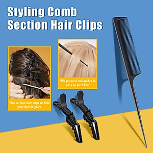 IKOCO Heat Proof Medium Glove Mitts for Hair Styling - 2Pcs for Flat Iron, Curling Wand, and Hot-Air Brushes