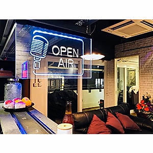 ADVPRO CBD Open Wall Décor Dual Color LED Neon Sign Blue & Yellow 16 x 12 Inches st6s43-i1091-by