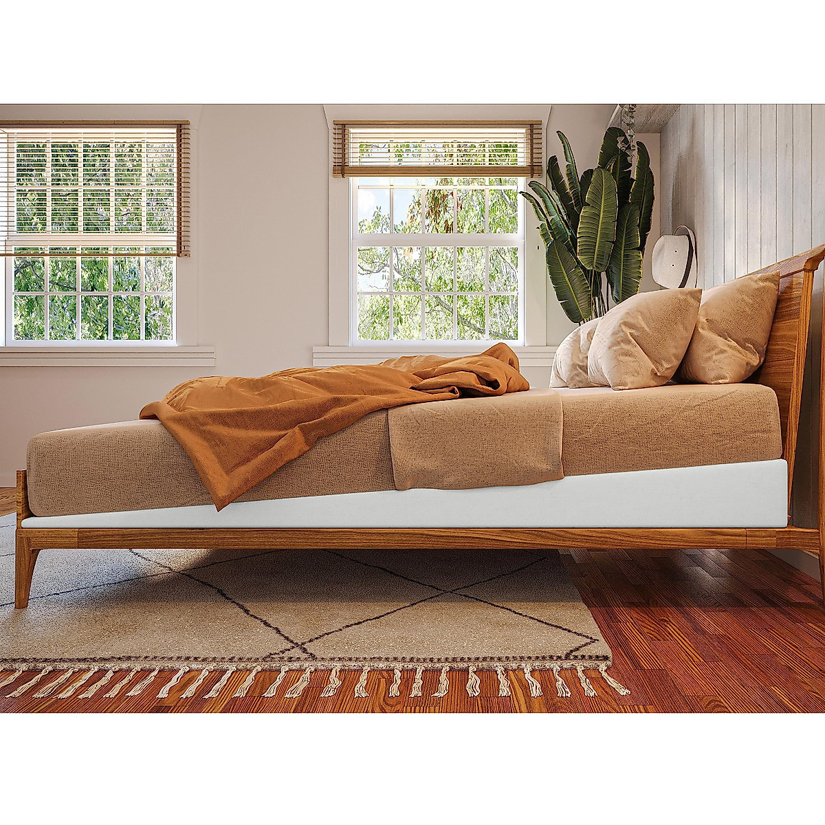 Avana Mattress Elevator - Under Bed 7-Inch Incline Foam Support, Full