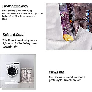 50x80 Blanket Comfort Warmth Soft Plush Throw for Couch Solar System Astronomy Planets