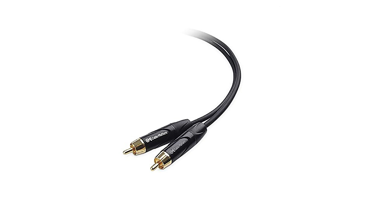 Cable Matters Dual RCA to XLR Stereo Audio Cable 10ft