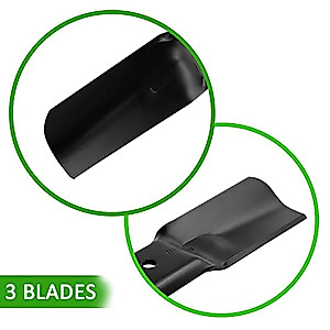 ILONPA (3) Lawn Mower Blades for Cub Cadet MTD Troy Bilt 942-05052A ZT S50 XT1 GT50 LT50 XT2 50 inch Deck