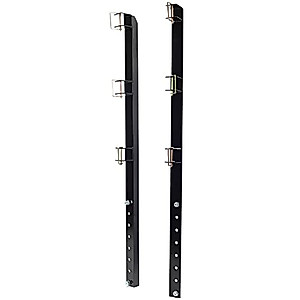 ECOTRIC Heavy Duty 3-Place Edgers Gas Weeder Trimmer Rack Holders for Open Landscape Trailer