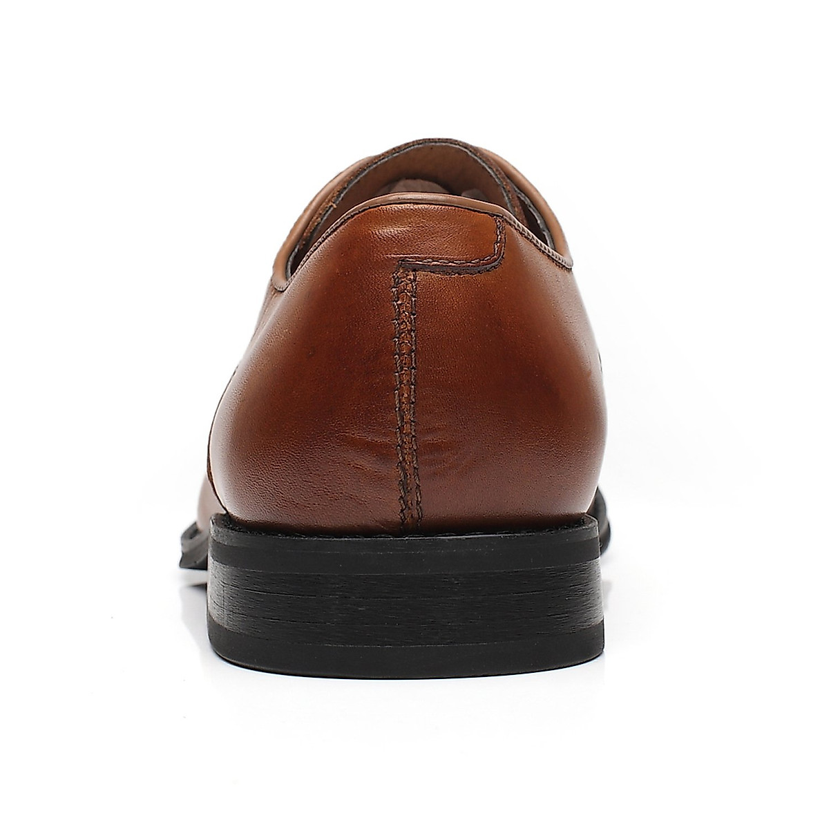 La Milano Mens Leather Updated Classic Cap Toe Oxfords Lace Dress Shoes