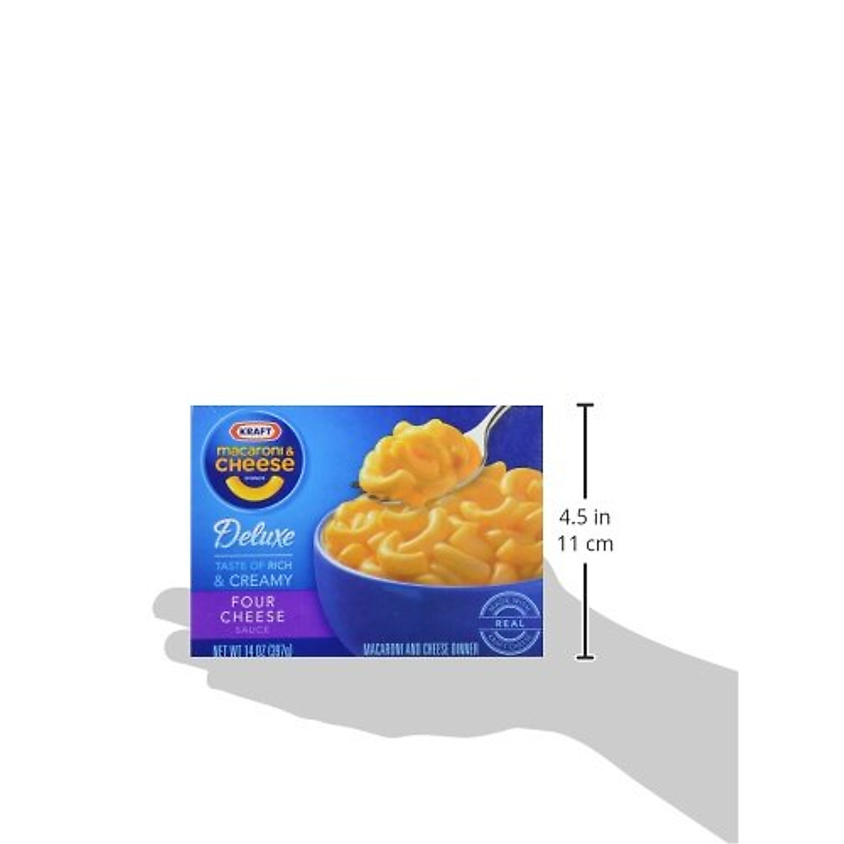 Kraft Deluxe Four Cheese Macaroni & Cheese Dinner (14 oz Box)