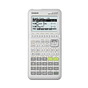 Casio fx-9750GIII, Standard Graphing Calculator, Python and Natural Text Book Display, Black
