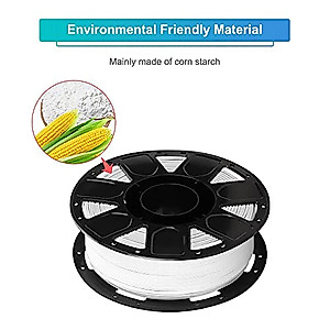 Official Creality 3D Printer Filament, Ender PLA Filament 1.75mm No-Tangling, Strong Bonding and Overhang Performance Dimensional Accuracy +/-0.02mm, 2.2lbs/Spool