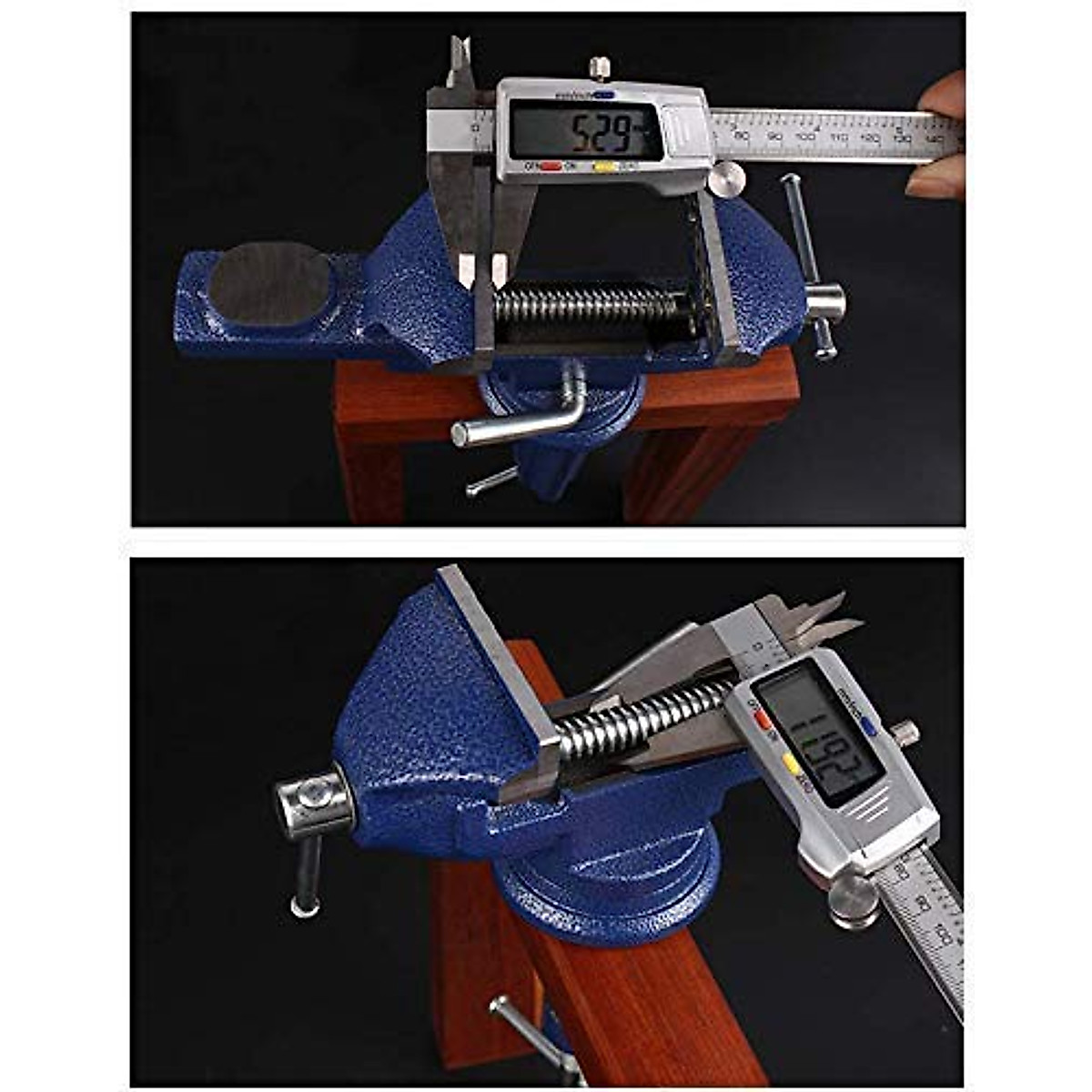 Vise Universal Rotate 360° Work Clamp-on Vise Table Vise, 3"