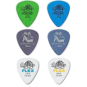 Briskdrop NUX Plexi Crunch Distortion Pedal Bundle with 2 Patch Cables, 6 Dunlop Picks, and String Winder Assorted Golden plexicrunch-psu 0