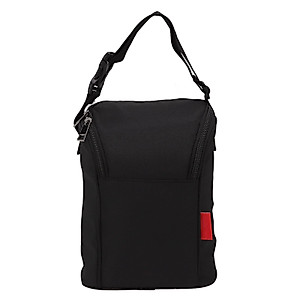 Alomejor Baby Bottle Cooler Bag Portable Cooler Bag Bottle Storage Bag Waterproof Nylon Insulation Tote Pouch for Outdoor (Black)