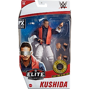WWE Kushida Elite Collection Action Figure, 6-in Posable Collectible Gift for WWE Fans Ages 8 Years Old & Up​