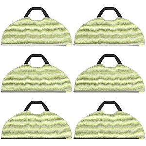 JORAIR AV2610WA RV2610WA Vacuum Mop Replacement Pads Compatible with Shark RV2610WA AV2610WA RV2620WD RV2410WD AI Ultra 2- in-1 Robot Vacuum, Washable Reusable Microfiber Soft Pads, 6 Pack