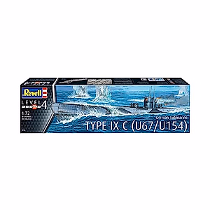 Revell RV05166 1:72 - German Submarine Type IX C U67/U154 Plastic Model kit
