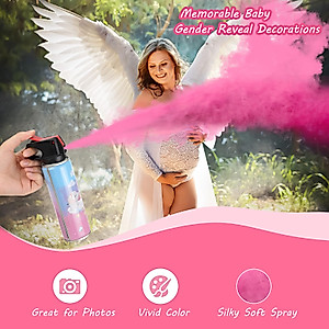 Gender Reveal Smoke Bombs, Gender Reveal Fire Extinguisher, Biodegradable Gender Reveal Party Supplies, Boy or Girl Baby Shower Gender reveal Ideas(2 Pink)