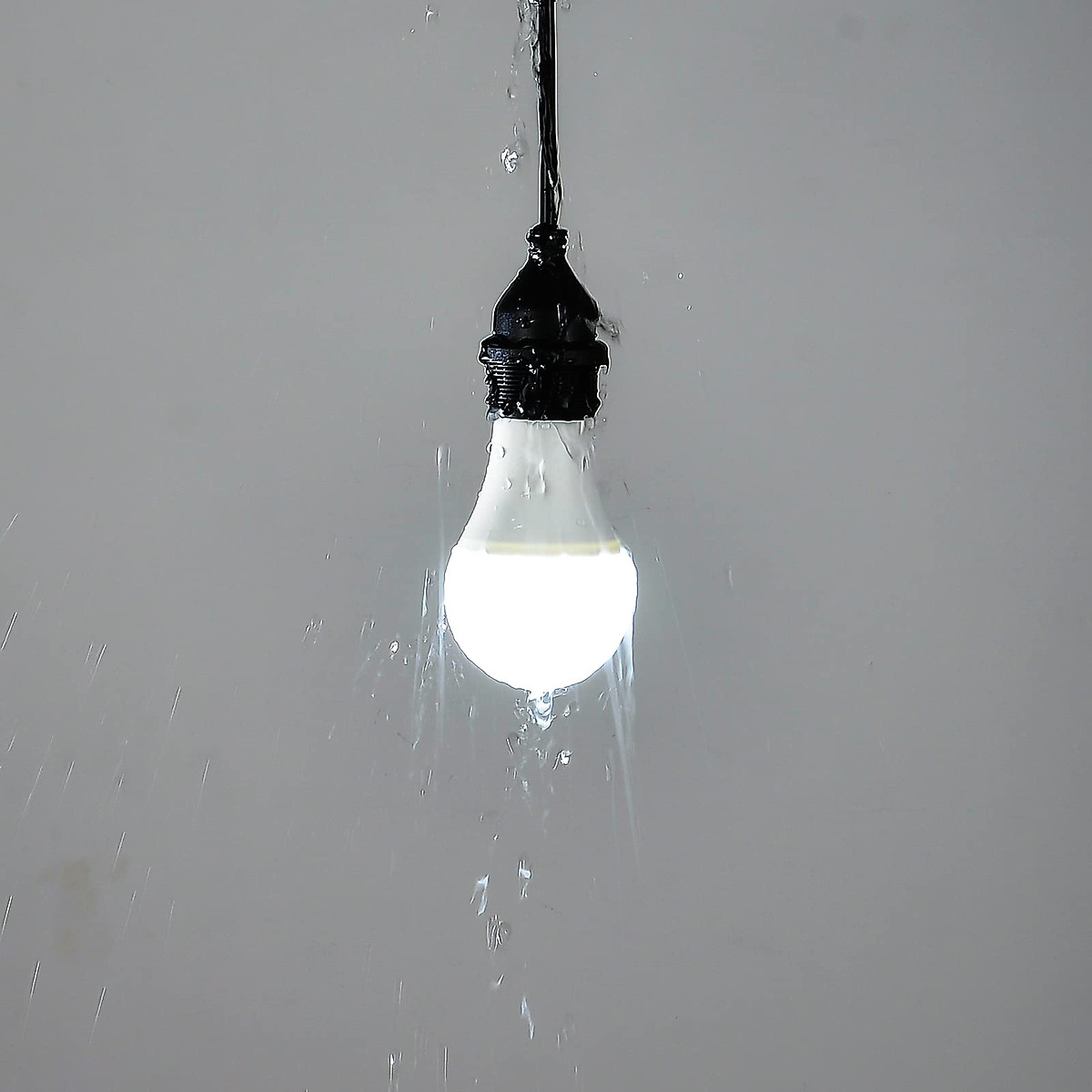 10Foot With Wire Electric Light Socket Waterproof Plug Light Outdoor Plug Light E26/E27 Socket With Wire Electric Light Socket Temporary Building Lighting Waterproof Socket With Wire Electric 6017