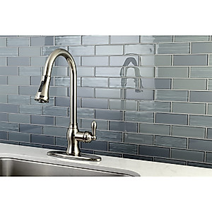 Kingston Brass Gsy7775Acl American Classic Kitchen Faucet, 8-3/4" in Spout Reach, Oil Rubbed Bronze