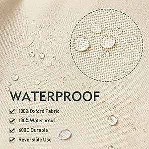 Bestalent Patio Furniture Covers Waterproof Clearance,Lawn Outdoor Deep Seat Chair Covers Fits up to 31.5 W x33.5 D x 36 H inches 2Pack