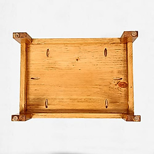 Best Living USA Mission Style Pine End Table, Amish Handcrafted, Wood, Side Table, Bedside Table, Nightstand, Furniture, Made in USA, 22.5