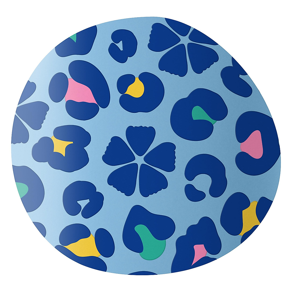 Ottle Deep Sea Diver 40 oz Insulated Tumbler with Handle and Straw Lid - Leak Proof, Cupholder Friendly Travel Mug - Stainless Steel Double Wall Water Bottle for Hot and Cold Drinks - Leopard Bloom