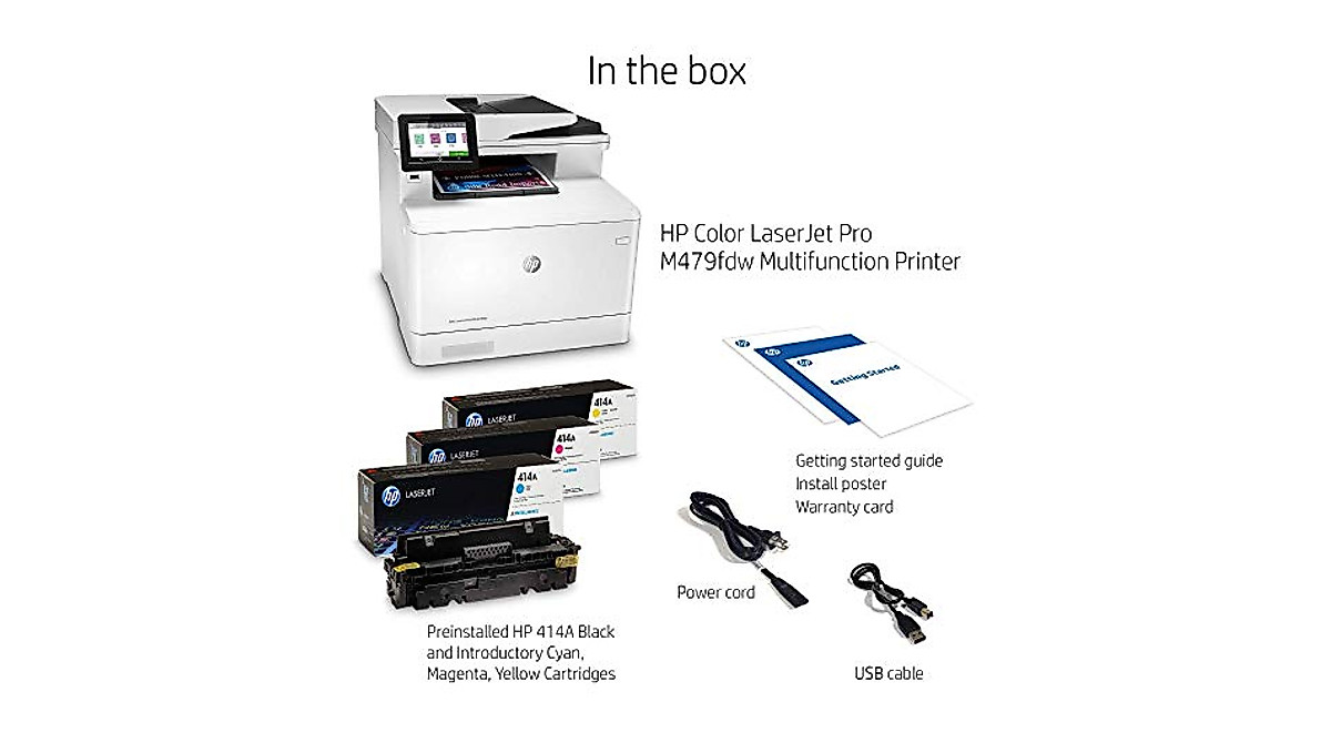HP Color LaserJet Pro M479fdw Wireless Printer - Fast, Secure, Versatile