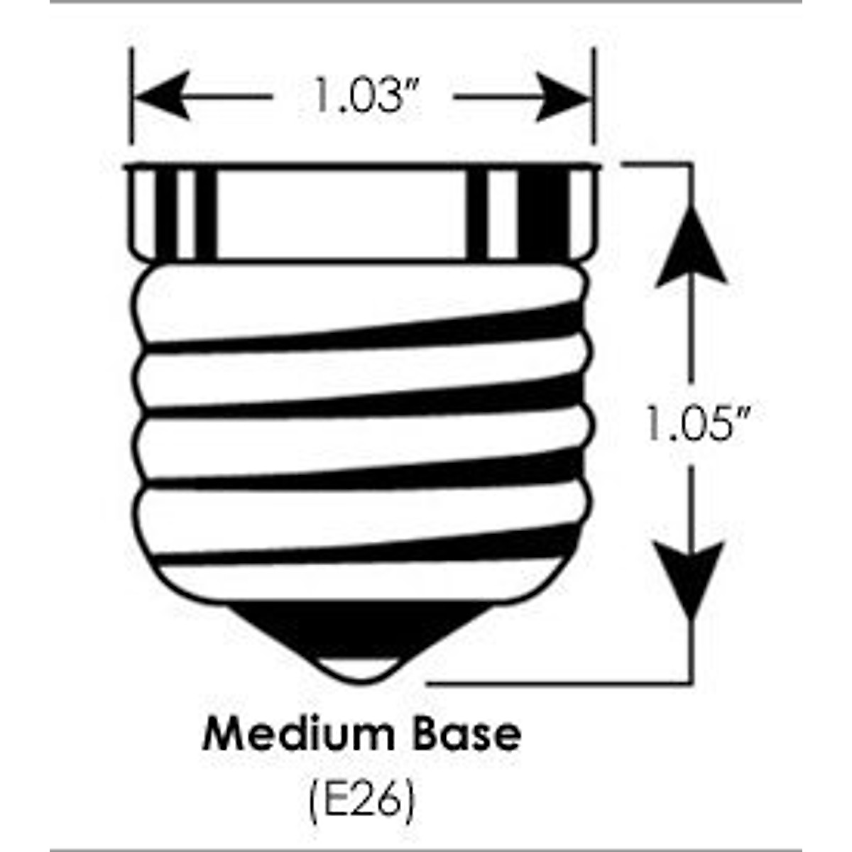 Creative Hobbies® 7194PSA Large Medium Base Champagne Silicone Light Bulbs, 7.5 Watt, Individually Boxed, Wholesale Pack of 6 Bulbs