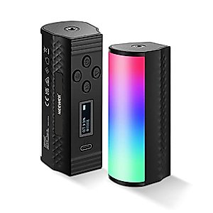 NEEWER Magnetic Handheld Light Wand, 360° Full RGB Mini LED Video Light Stick with 2500mAh Rechargeable Battery, 2500-8500K Dimmable Camera Tube Light for Photography TikTok YouTube Vlog, TL96RGB