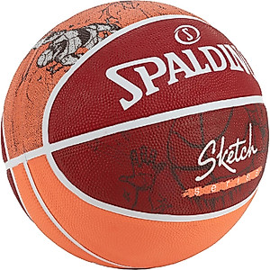 Spalding Unisex Adult Basketballs, Red, 7