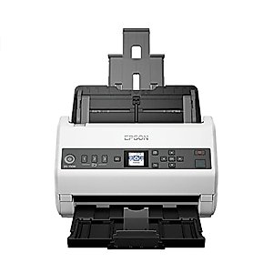 Epson DS-730N Network Color Document Scanner, 100-page Auto Document Feeder (ADF), Duplex Scanning