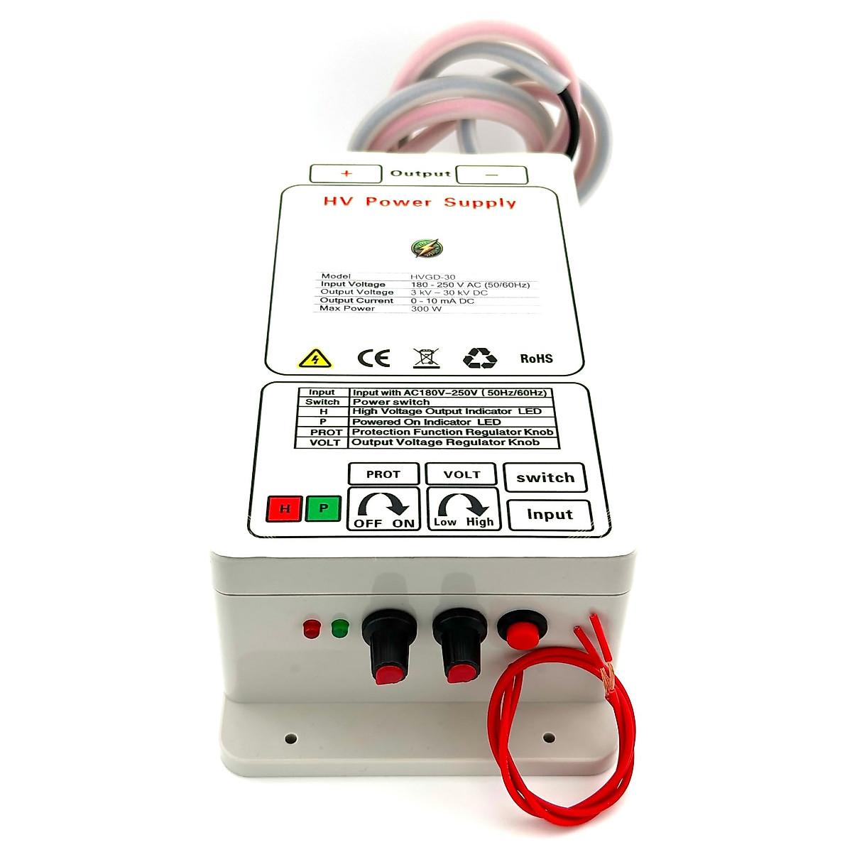 Generic High Voltage Generator (3-30kV) for Advanced Research & Experimentation, HVGD-30