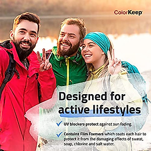 Godefroy ColorKeep Beard Dye Extender for Men, Protect Beards, Mustache Color Against Fading While Also Soften Shine Condition, Leave in Cream to Extend Life of Facial Hair Coloring, 3OZ, Ethnic Hair