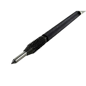 Taytools 466101 Heavy Duty Tungsten Carbide Scriber Etching Pen Made From Hardened Tool Steel with Magnetic Pickup with Pocket Clip Knurled Body for Metal Glass Ceramic