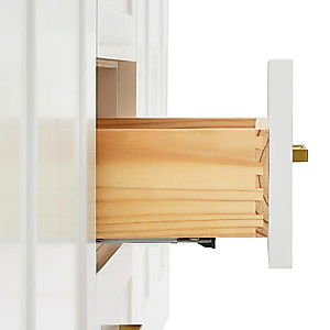 ARIEL Taylor 67 Inch Double Rectangle Sink Vanity with White Quartz Countertop W/1.5" Edge in White