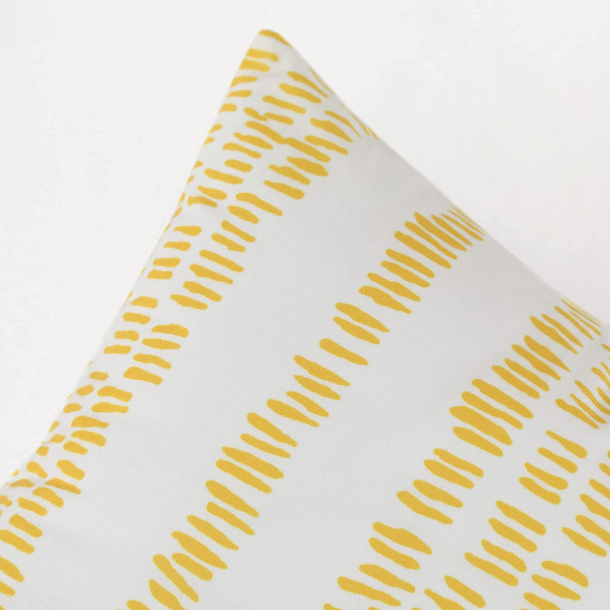 CAROMIO Decorative Throw Pillow Covers Farmhouse Pillowcase, Home Decor Decorative Cushion Covers for Home Bedroom, Living Room, Home Garden Couch Bed Sofa Chair,18x18 Inches Set of 4 Yellow