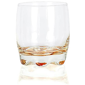 Red Co. Vibrant Splash Water/Beverage Glasses, 9.75 Ounce (6)