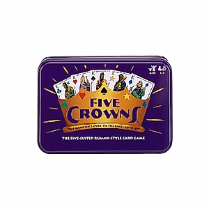 Five Crowns Collectible Tin — Rummy-style Card Games — Game Night Favorite For Adults, Families, and Kids — For Ages 8 and Up