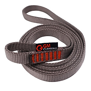 GM CLIMBING One Unit 16mm Nylon Sling Runner 30cm / 12inch (Gray)