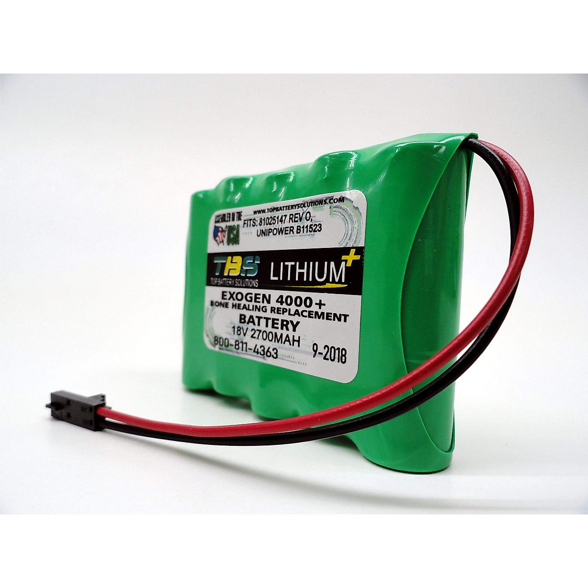 1pc Replacement Battery Exogen 4000+ and 2000+ Bone Healing System 81025147