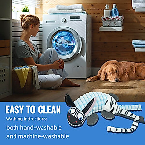 MenPetsonline Blue Dog Toys - Squeaky Dog Toys,Interactive Chew Toys for Small,Medium and Large Dogs,Ugly Dog Toys to Keep Them Busy