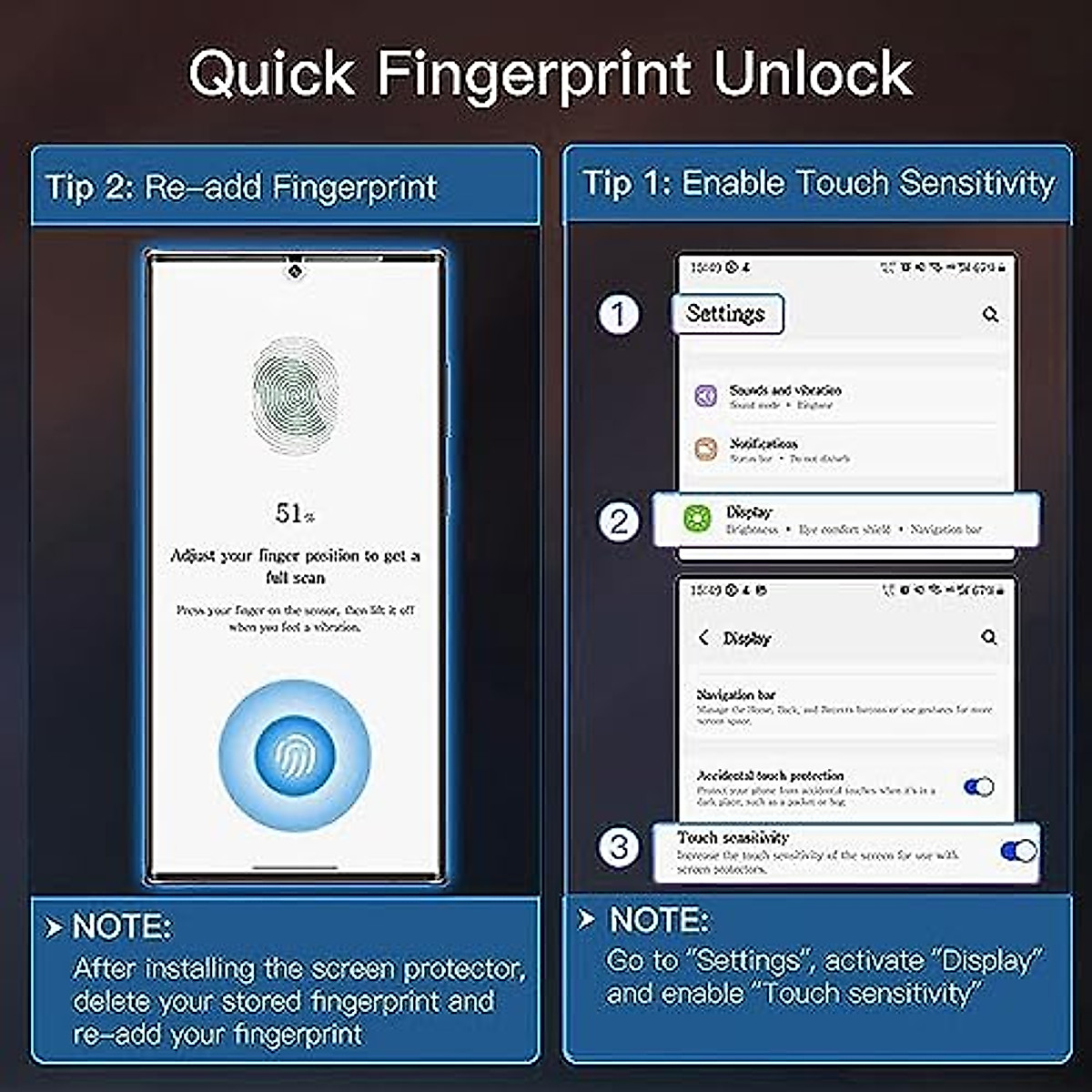 [2+2 Pack] Galaxy S23 Ultra Screen Protector, 2 Pack Tempered Glass Screen Protector +2 Pack Tempered Glass Camera Lens Protector,3D Curved,9H Tempered Glass, Ultrasonic Fingerprint Support, HD Clear Scratch Resistant for Samsung Galaxy S23 Ultra 5G Glass