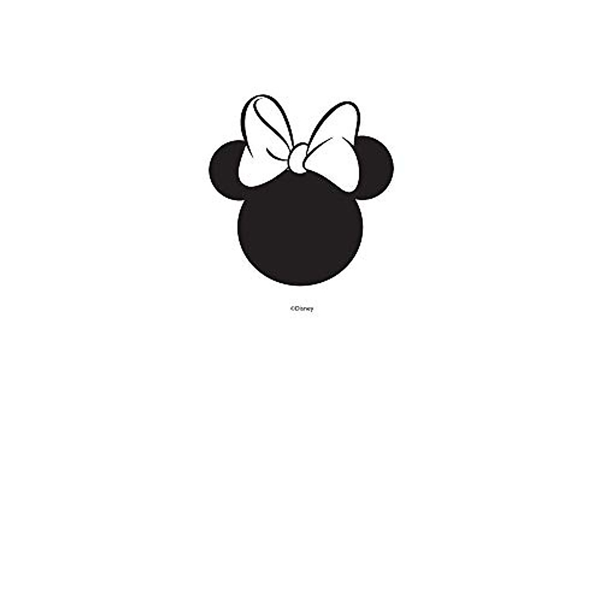 Tervis Disney-Minnie Mouse Silhouette Engraved on White Triple Walled Insulated Tumbler, 24 oz Wide Mouth Bottle-Stainless Steel